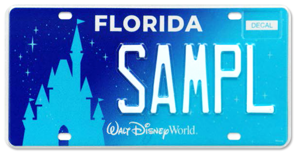 Walt Disney World Specialty Plate | Osceola County Tax Collector ...